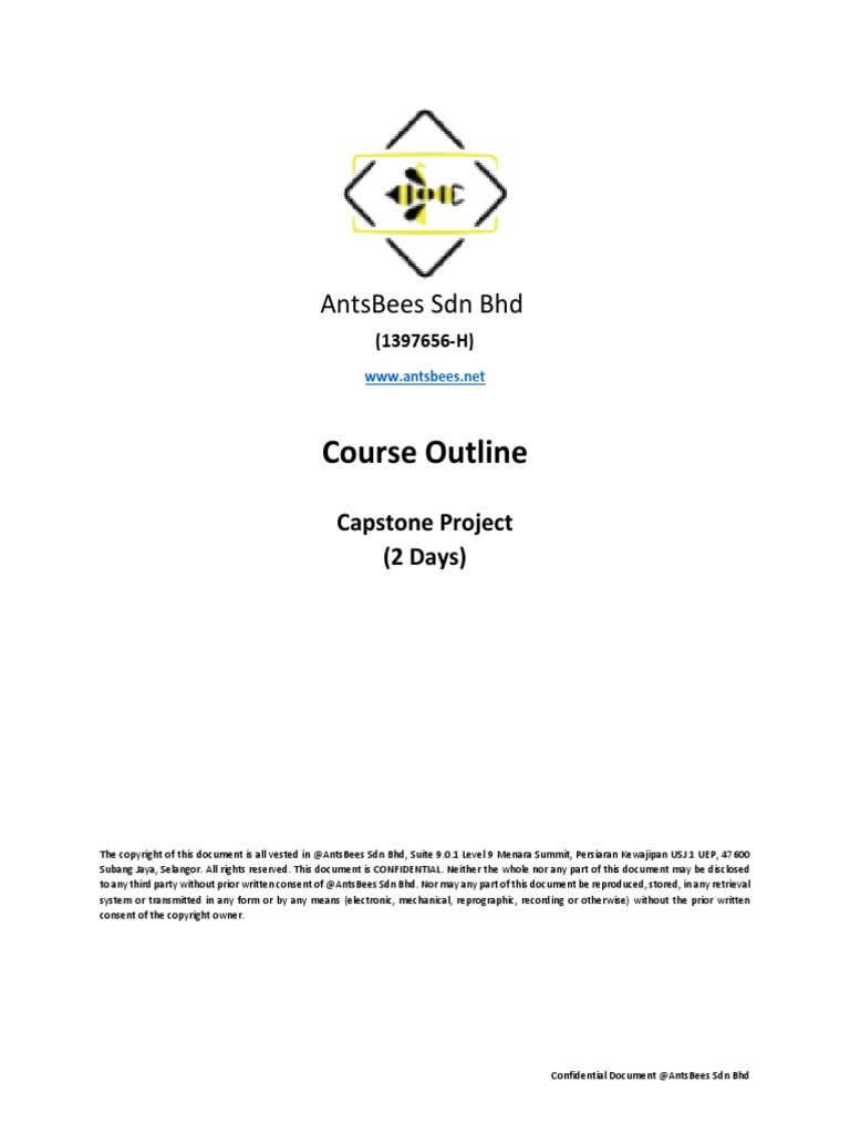Capstone Project Course Outline | Download Free PDF | Data | Cognitive ...