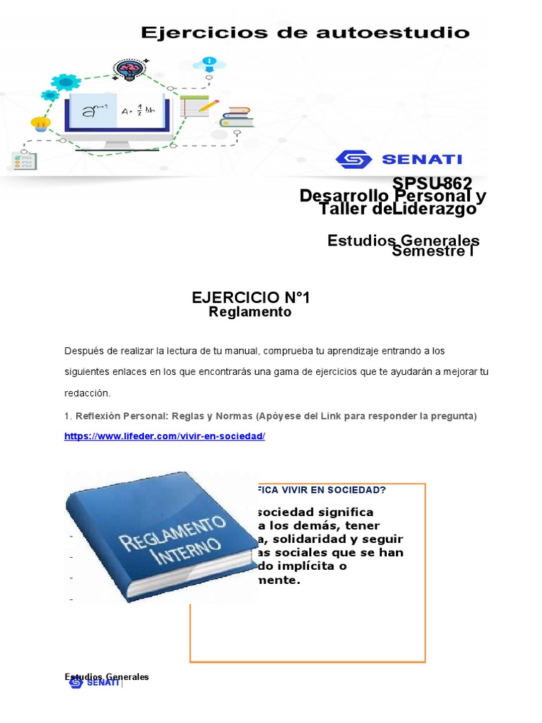 Ejercicio de La Unidad 1 | PDF | Sociedad | Liderazgo