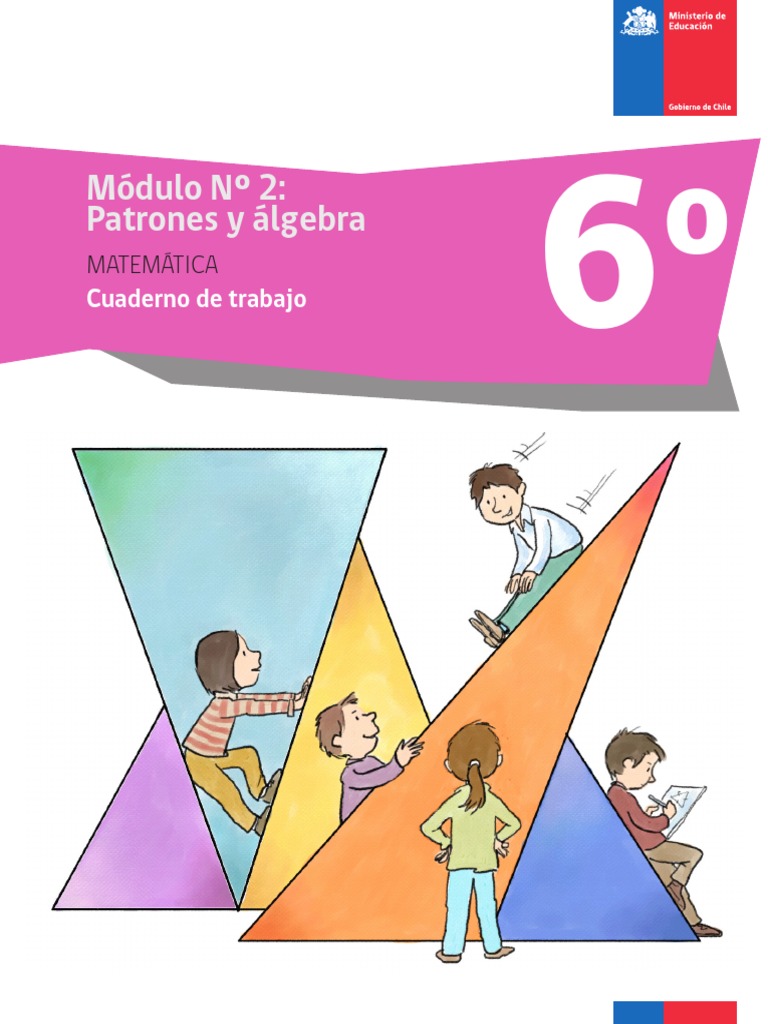 Patrones y Álgebra: Cuaderno de Trabajo 6° Básico | PDF