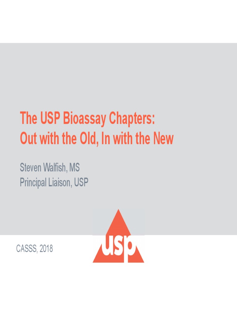 Walfish Steven USP 2019 | PDF | Statistics | Bioassay