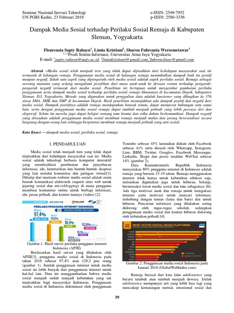 Bahaya Media Sosial Bagi Remaja | PDF