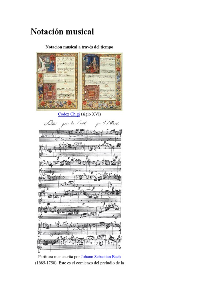 Notación Musical | PDF