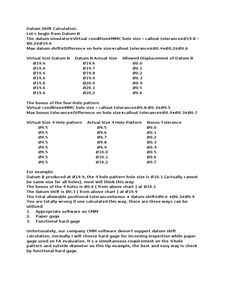 Datum Shift Calculation | PDF | Areas Of Computer Science | Computing