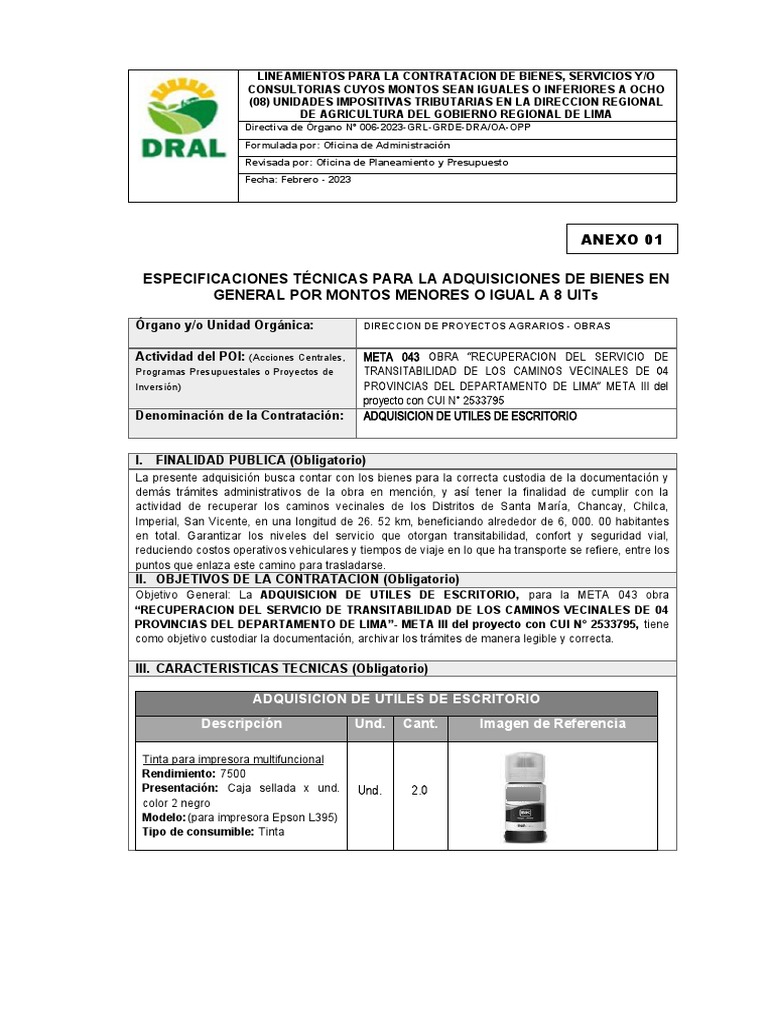 1 - Utiles de Escritorio Eett | PDF