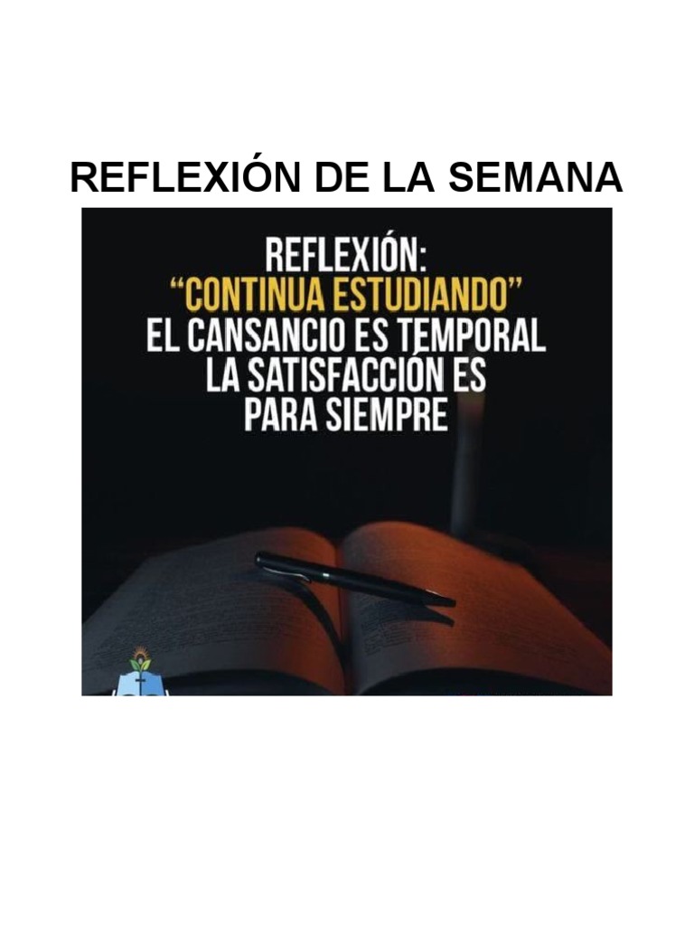 Frase de La Semana | PDF