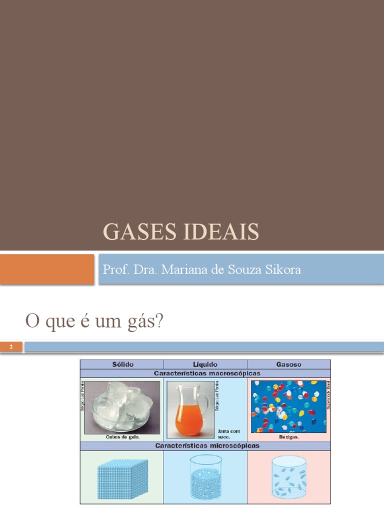 FQ3 Aula2 Gases | PDF
