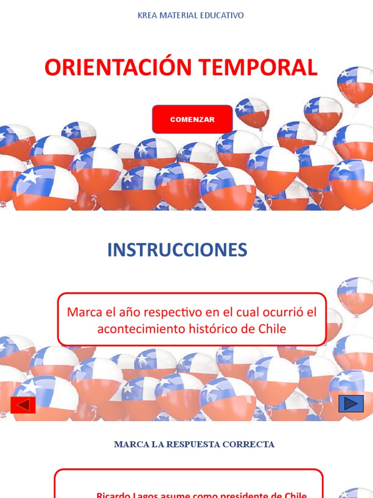 Orientación Temporal: Krea Material Educativo | PDF