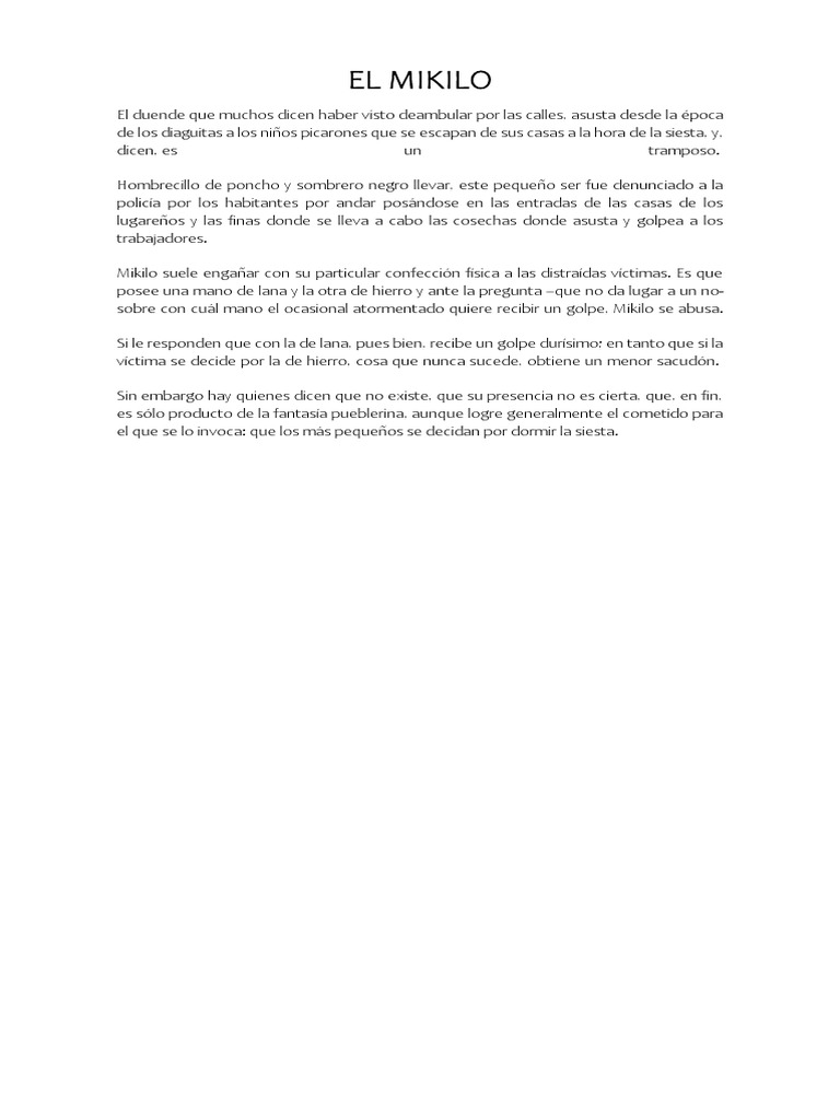 El Mikilo | PDF