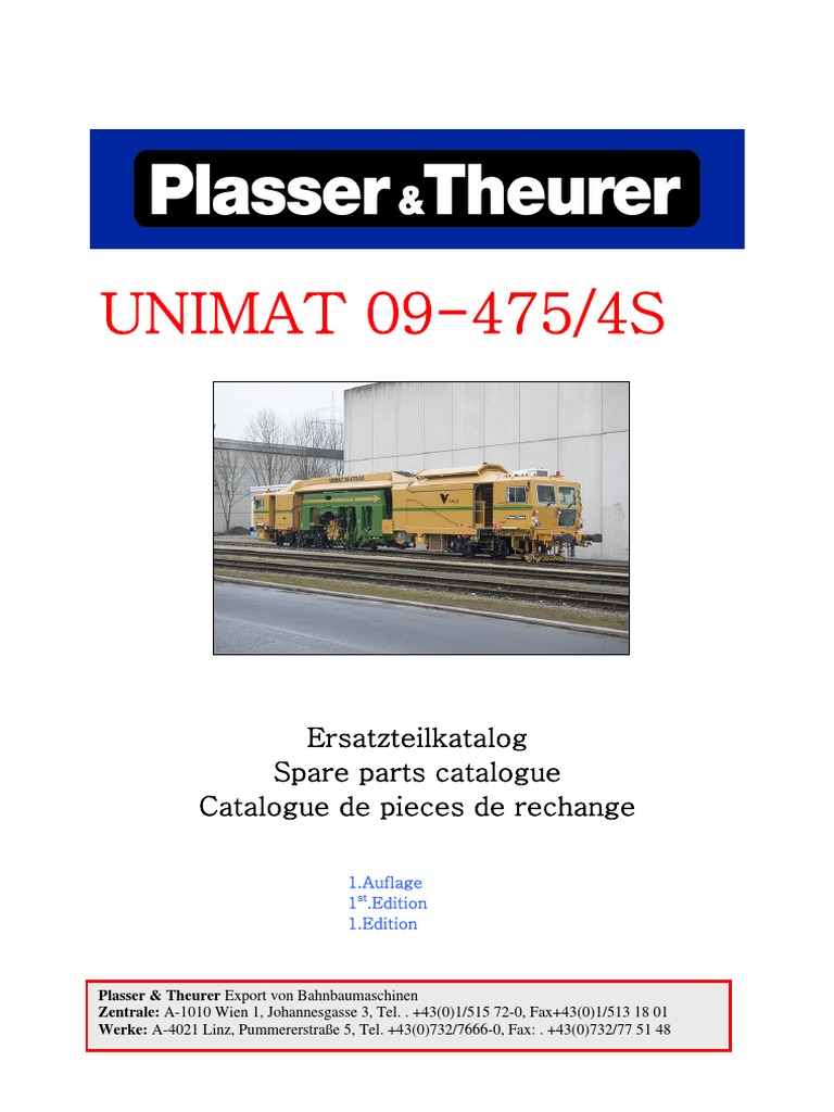 UNIMAT 09-475-4S, Nr.6286 Peças | PDF