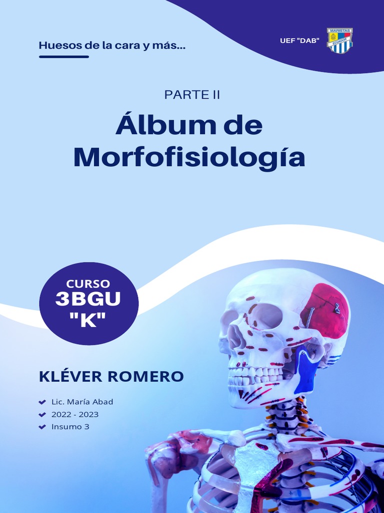 Blue Modern Professional Human Anatomy Medical Science Book Cover | PDF