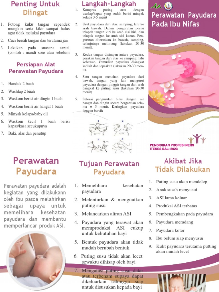 LEAFLET PERAWATAN PAYUDARA (Rara) Edit | PDF