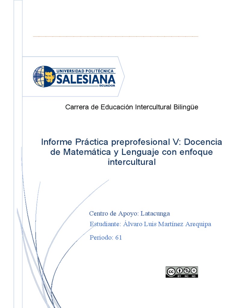 INFORME FINAL - Práctica Mate y Lengua P61 | PDF | Enseñando | Aprendizaje