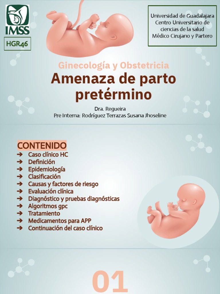 Amenaza de parto pretérmino | PDF | Parto prematuro | Parto