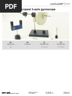 Gyroscope Lab Report: Inertia & Precession | PDF | Rotation Around A ...