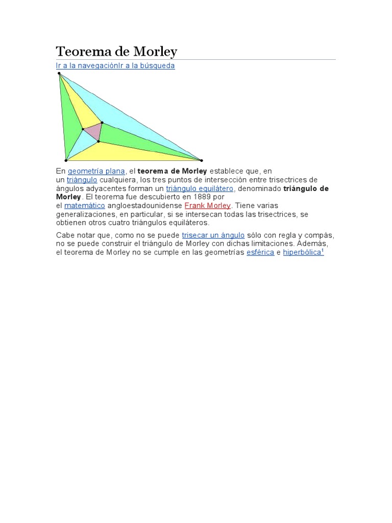 Teorema de Morley | PDF
