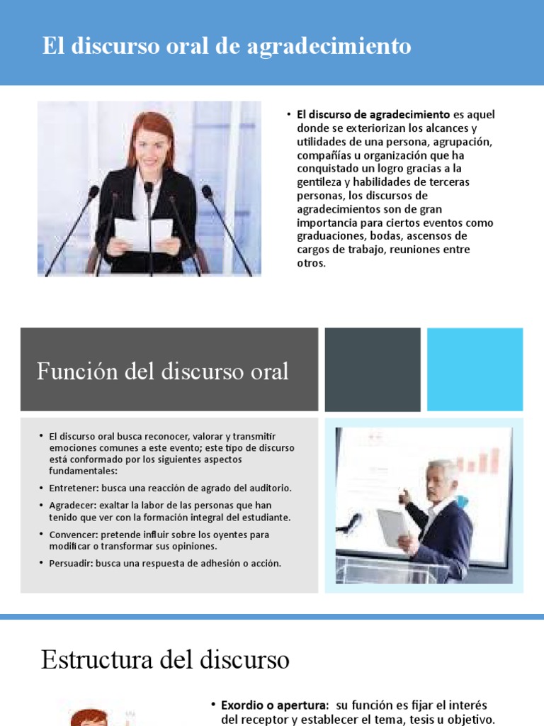 4to Discurso oral agradecimiento | PDF