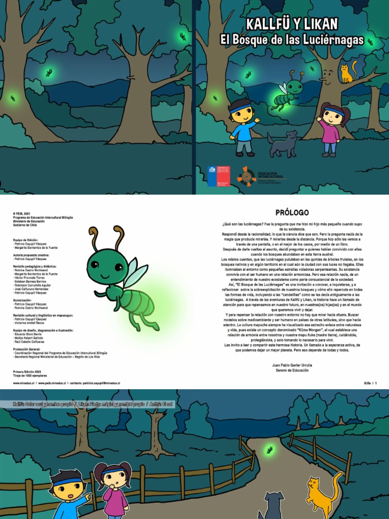 Kallfu y Likan El Bosque de Las Luciernagas 1 | PDF