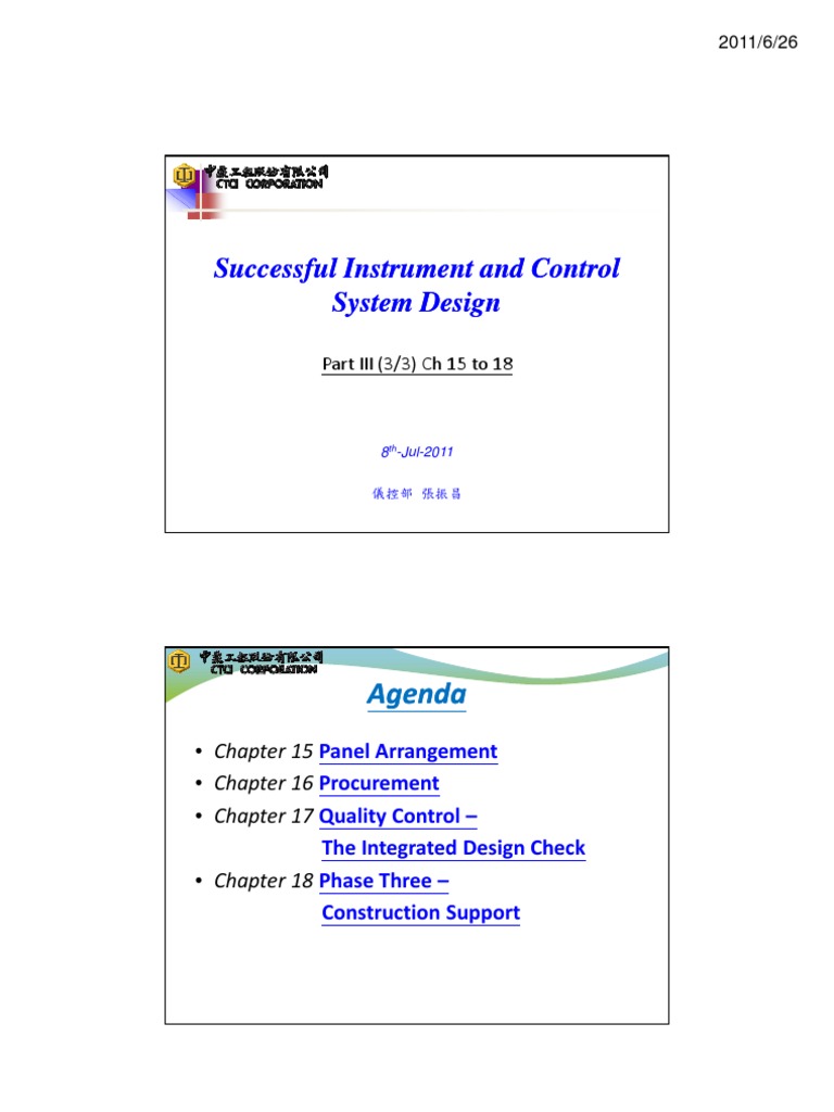 Successful Instrument and Control System Design | Download Free PDF ...