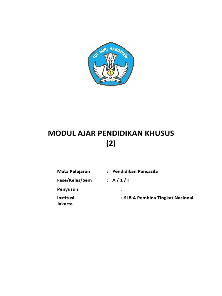 Modul Ajar Pendidikan Khusus | PDF