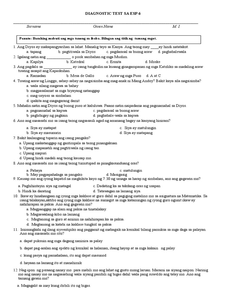 PT - Esp Diagnostic | PDF