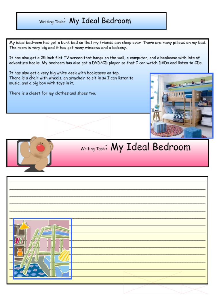 Writing My Ideal Bedroom | PDF
