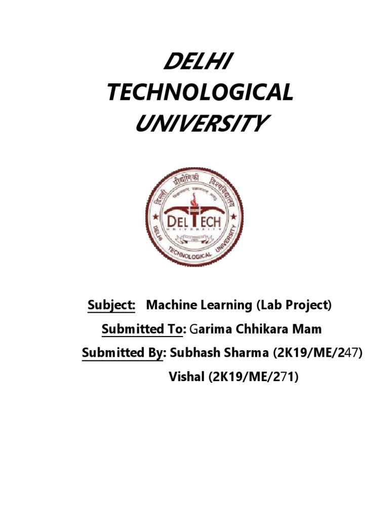 Ml Lab Project Pdf Cross Validation Statistics Computer Science 