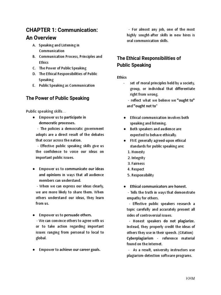 PCM Notes and Assignments | PDF | Communication | Public Speaking PCM Notes and Assignments | PDF | Communication | Public Speaking
