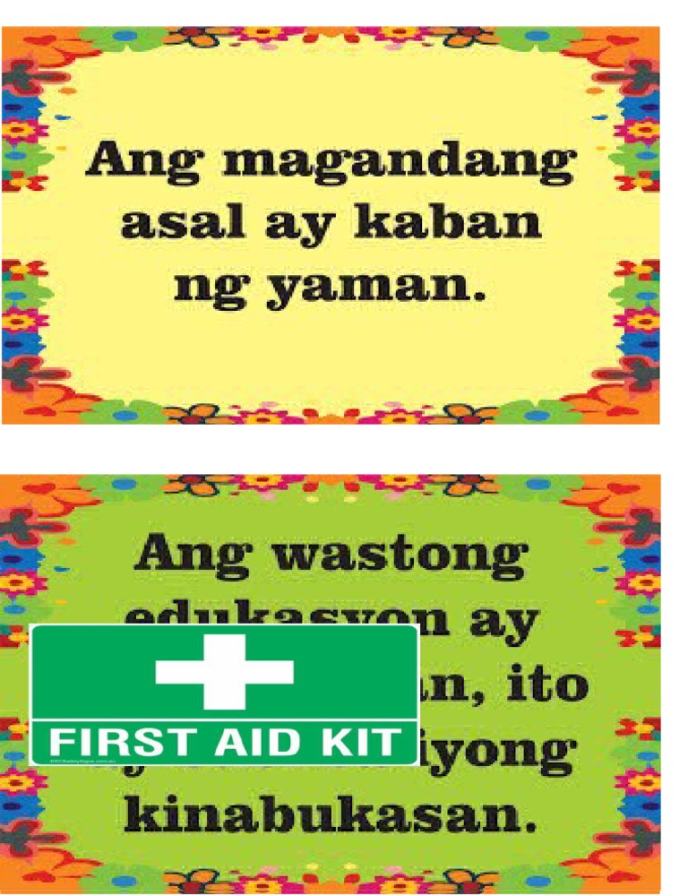 Kasabihan | PDF