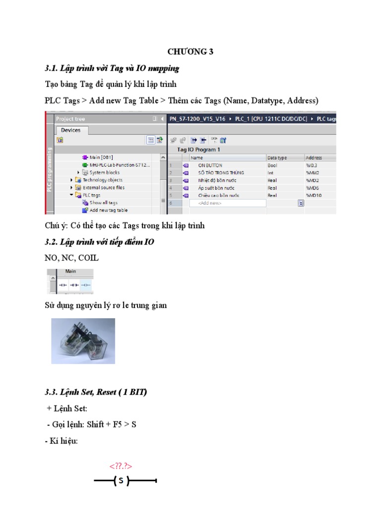 Lenh PLC S7 1200 | PDF