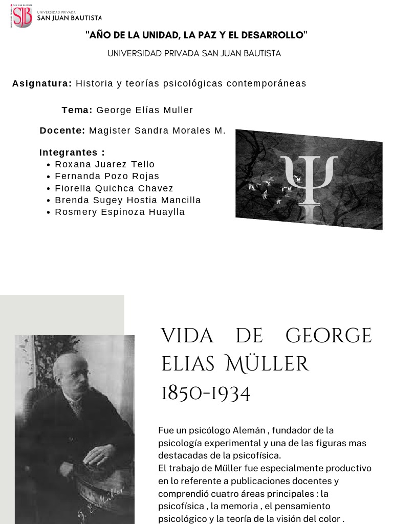 George Muller | PDF | Sicología | Memoria