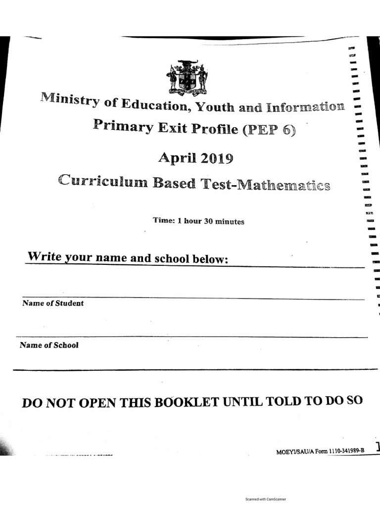Pep Maths 2019 | PDF