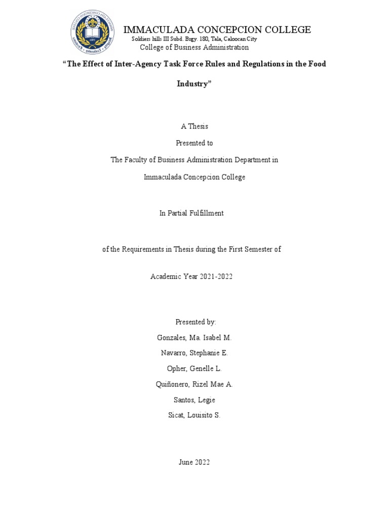 Thesis Front | PDF