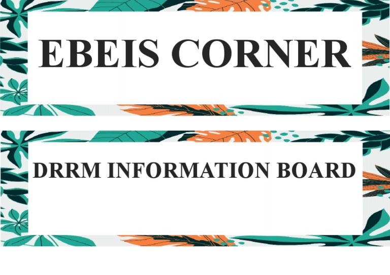 Ebeis Corner | PDF