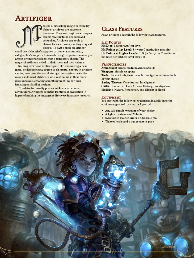 TDC Artificer 5e | PDF | Alchemy