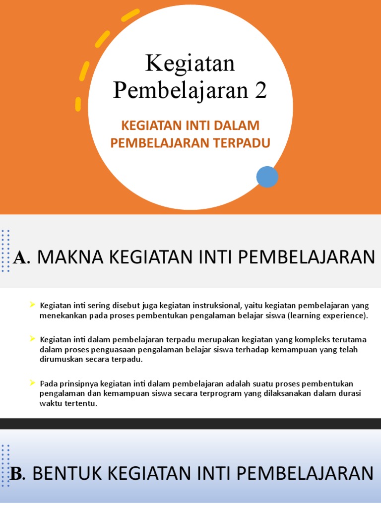 Pembelajaran Terpadu Modul 2 KB 2 Dan 3 | PDF