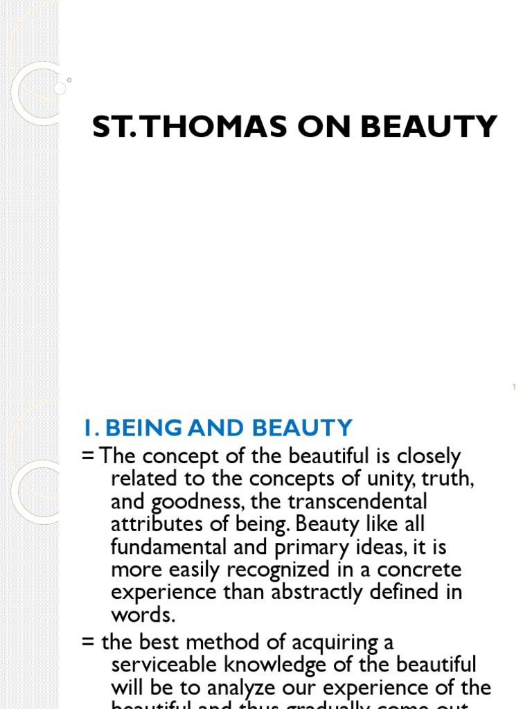 St. Thomas Beauty | PDF | Beauty | Aesthetics