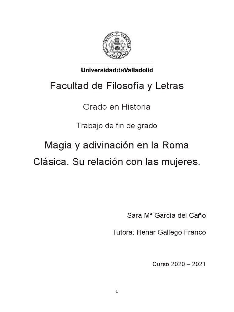 TFG F 2021 237 | PDF | Mujer | Roma antigua