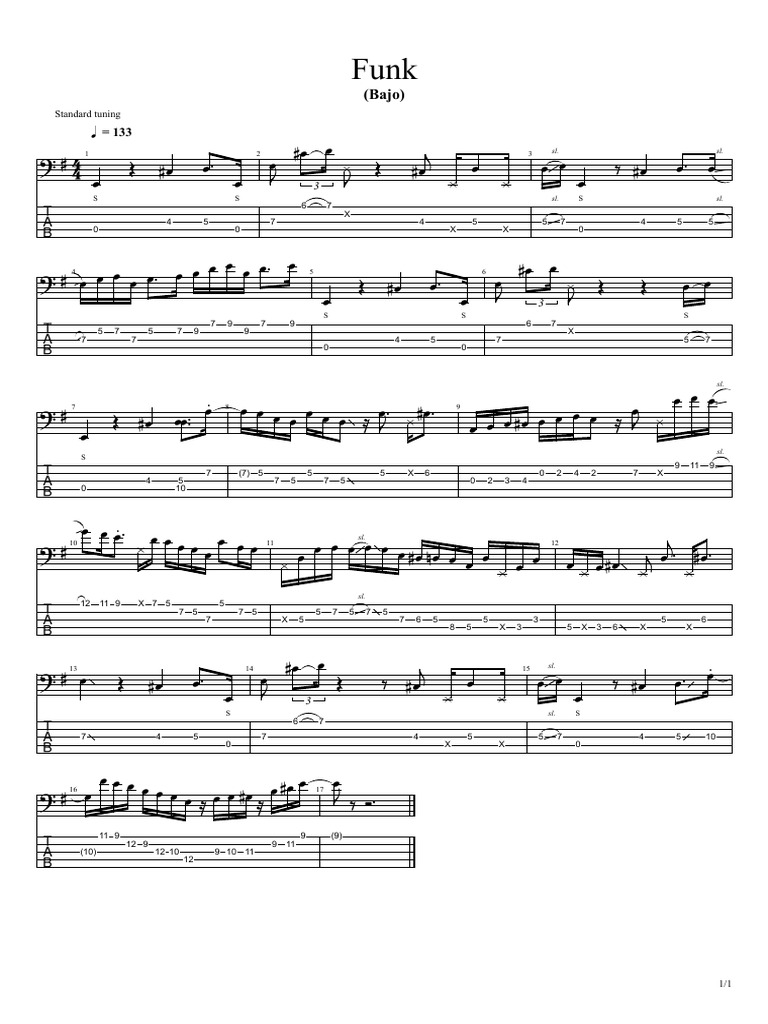Bajo Funk | PDF