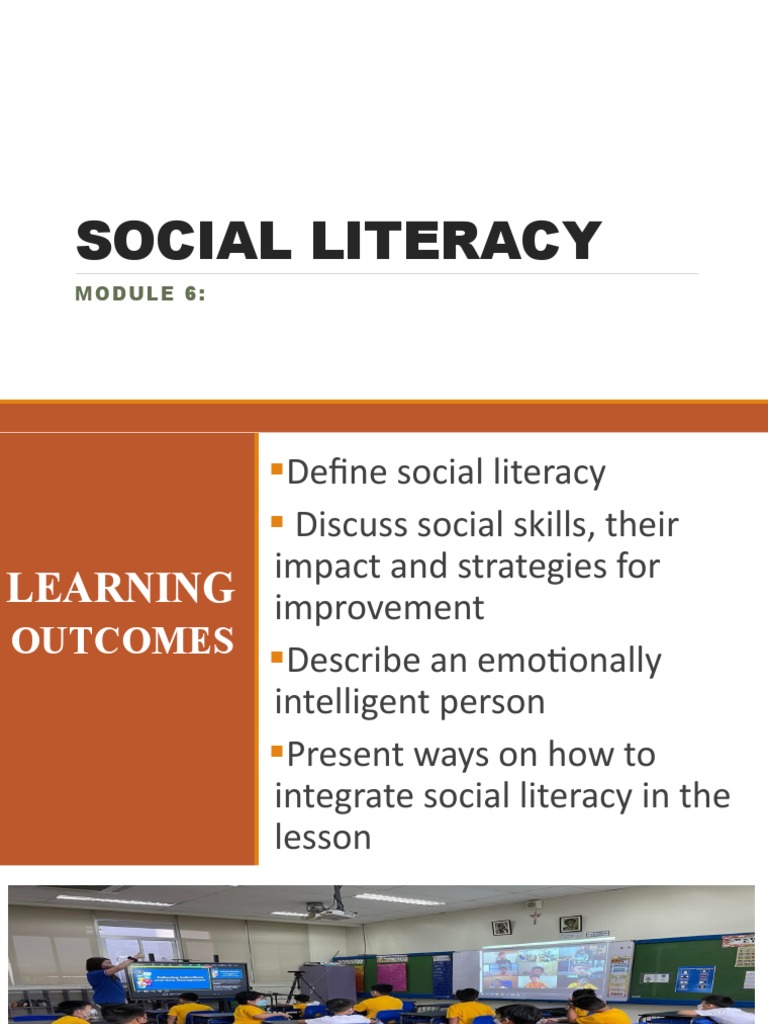 Social Literacy | PDF | Social Skills | Conflict Resolution