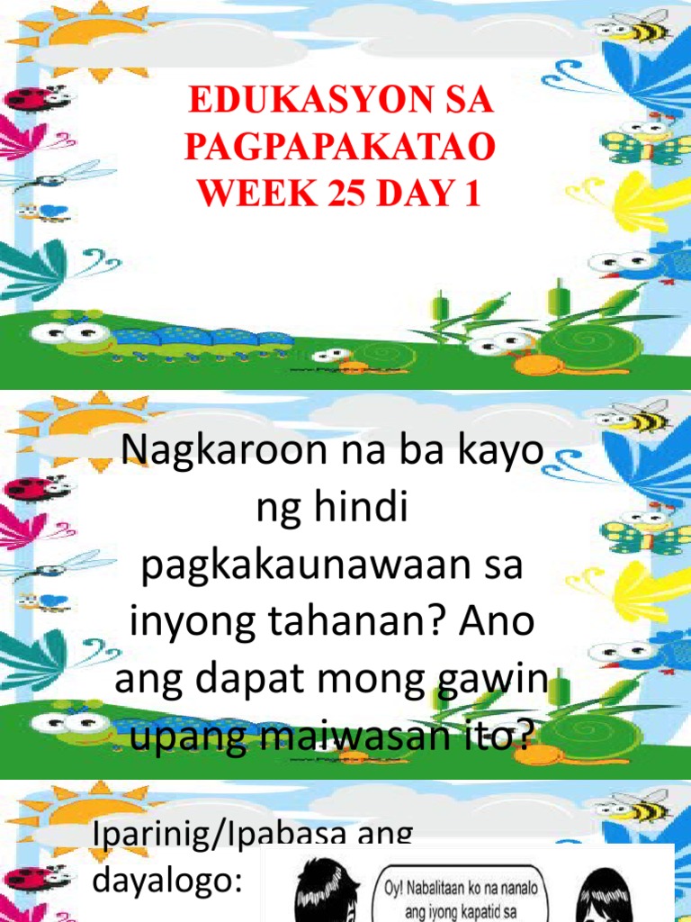 WEEK 25 ESP Day 1 5 | PDF