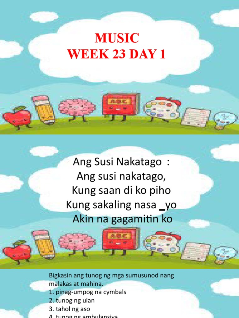 Grade 1 Module WEEK-23-MAPEH-day-1-5 | PDF