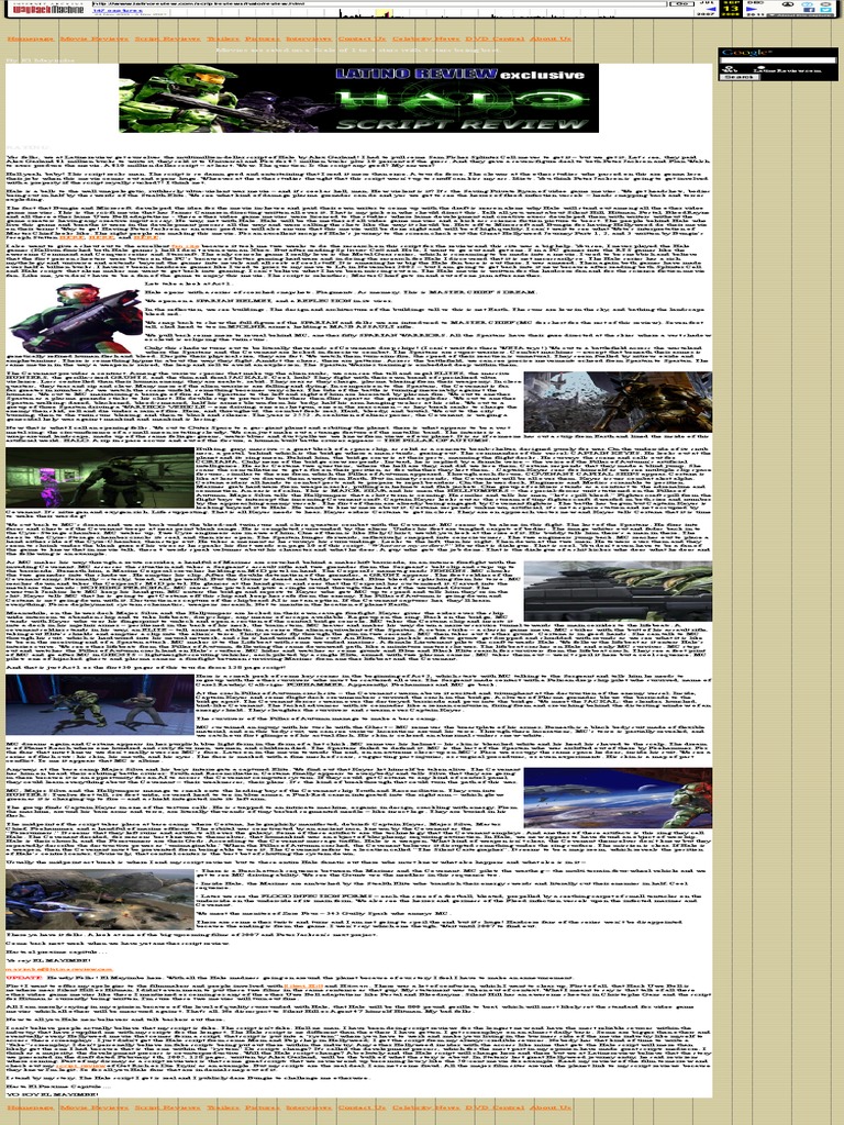 Halo Movie | PDF | Factions Of Halo