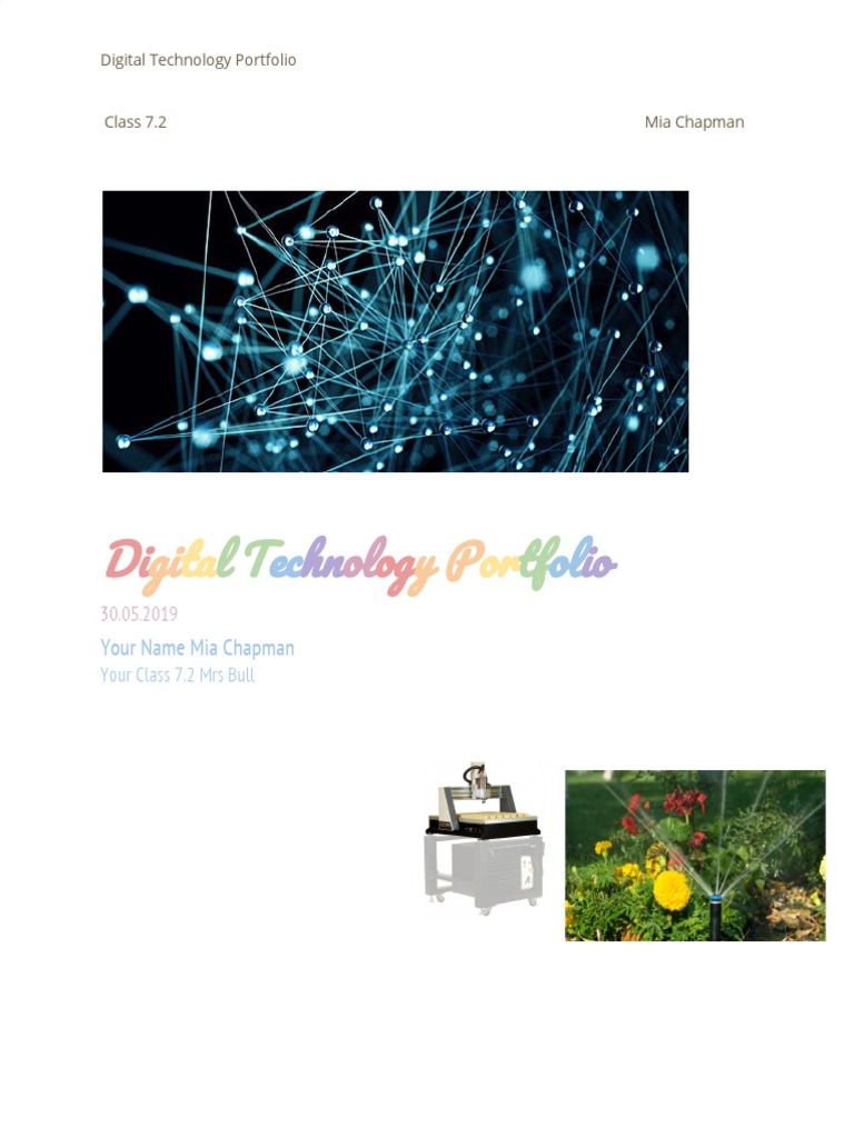 Digital Technology Portfolio | PDF | Light Emitting Diode | Electrical ...