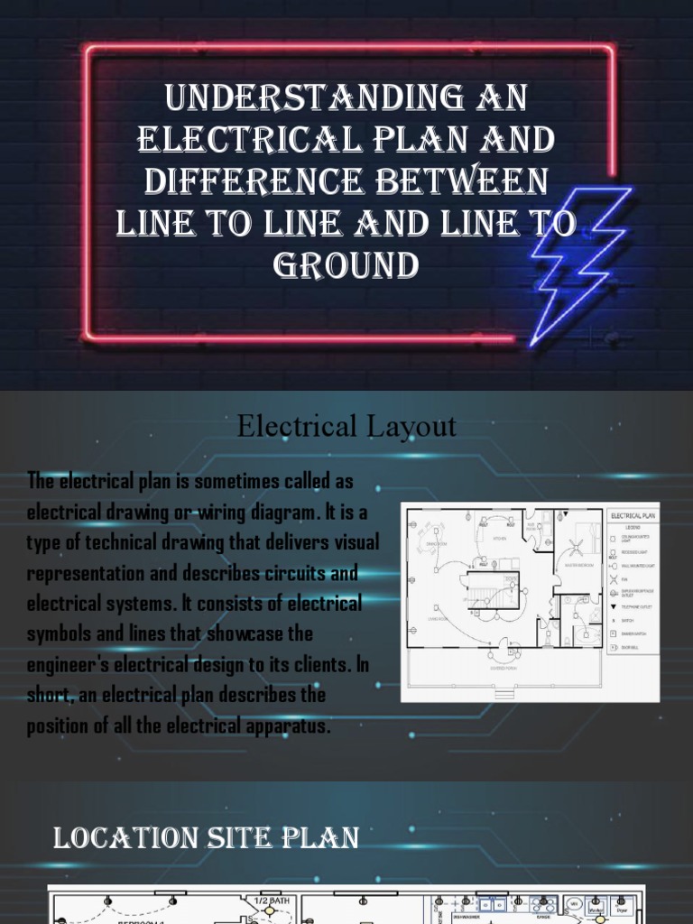 Understanding an Electrical Plan and Difference between Line to Line ...