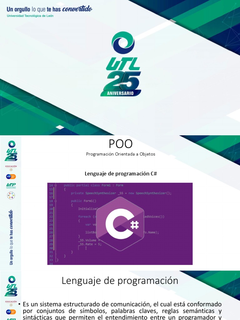 06 POO Lenguaje C# | PDF