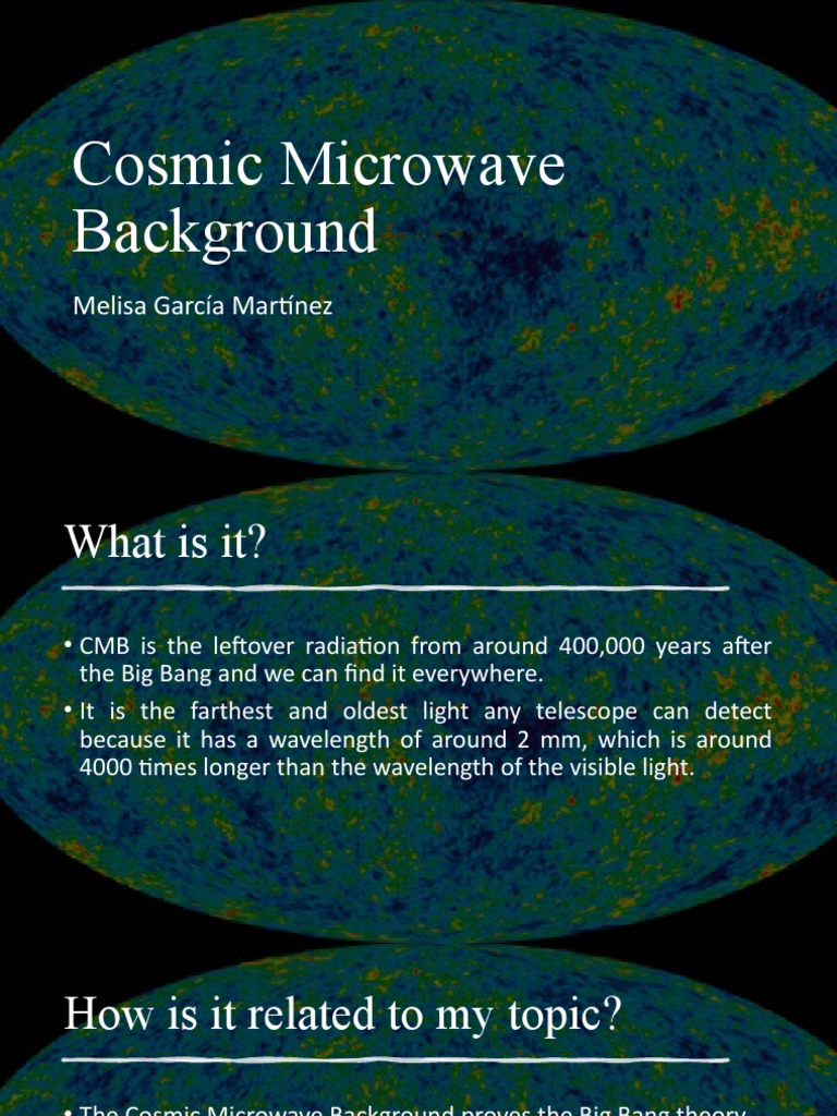 Cosmic Microwave Background | PDF