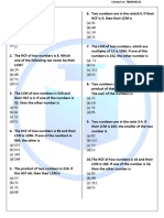Math Practice: LCM & HCF Questions | PDF