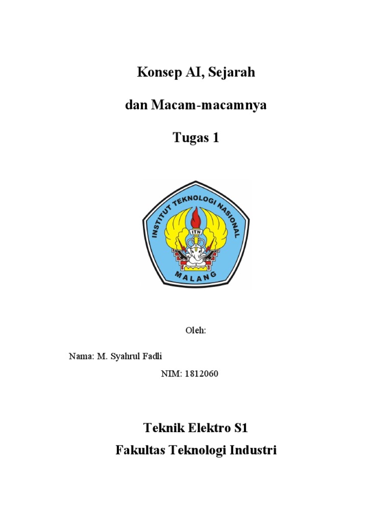 Konsep AI (Artificial Intelligent) | PDF | Teknologi & Rekayasa