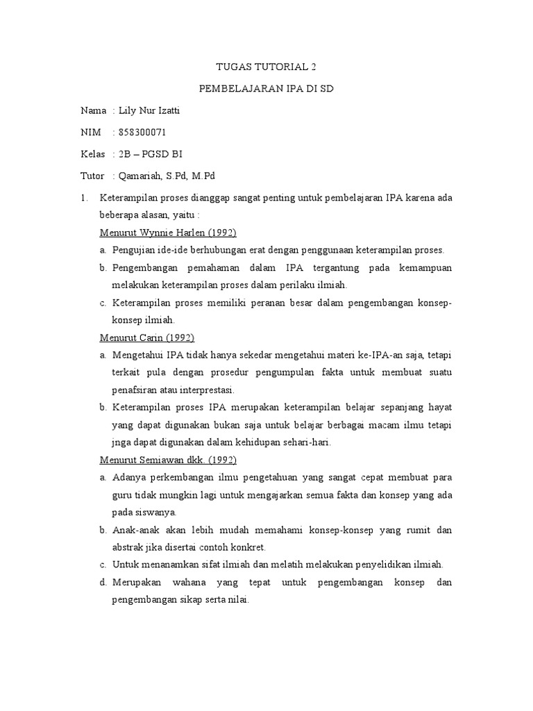Tugas Tutorial 2 | PDF