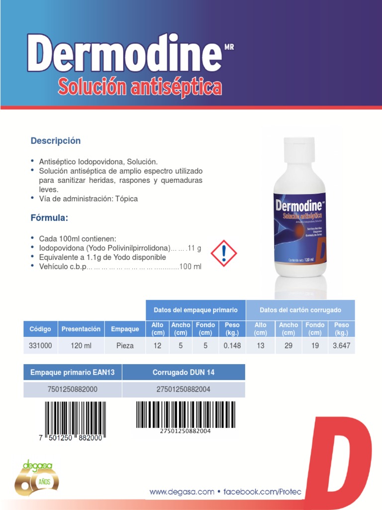 Dermodine Solucion 120ml | PDF
